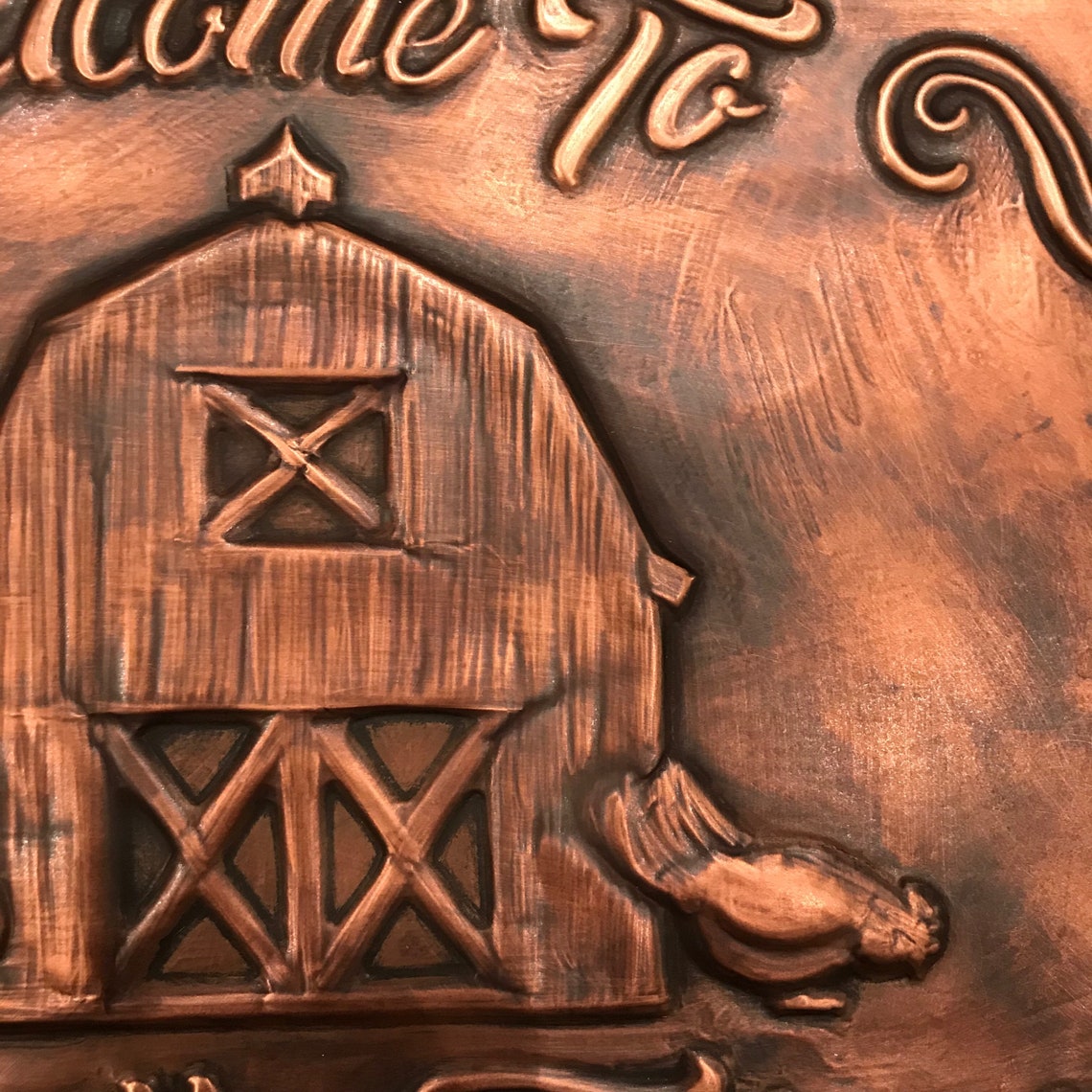Copper Sign Custom Copper Sign 11x14 | Etsy