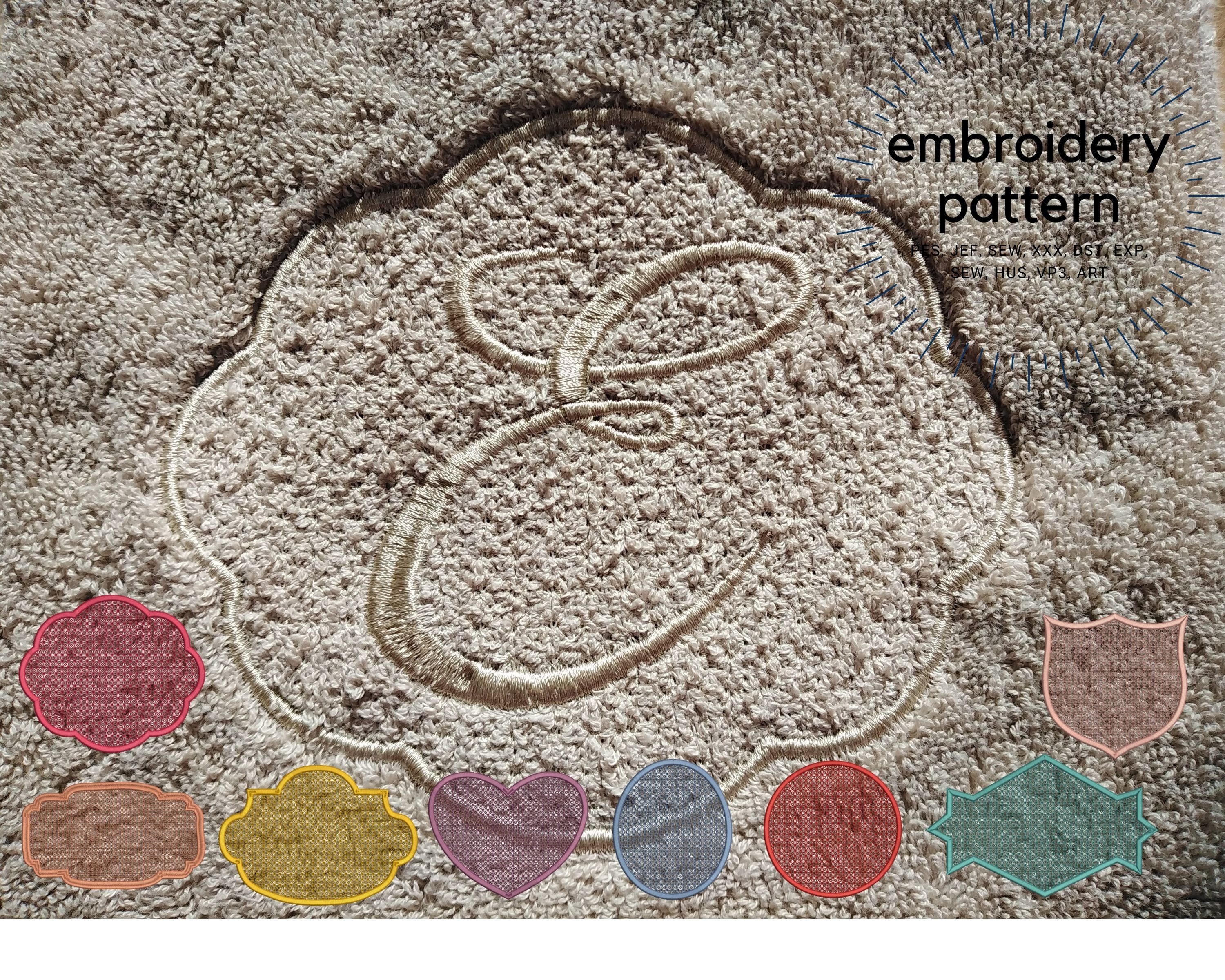 Embossed Embroidery Frame Knockdown Stitch Embroidery | Etsy UK