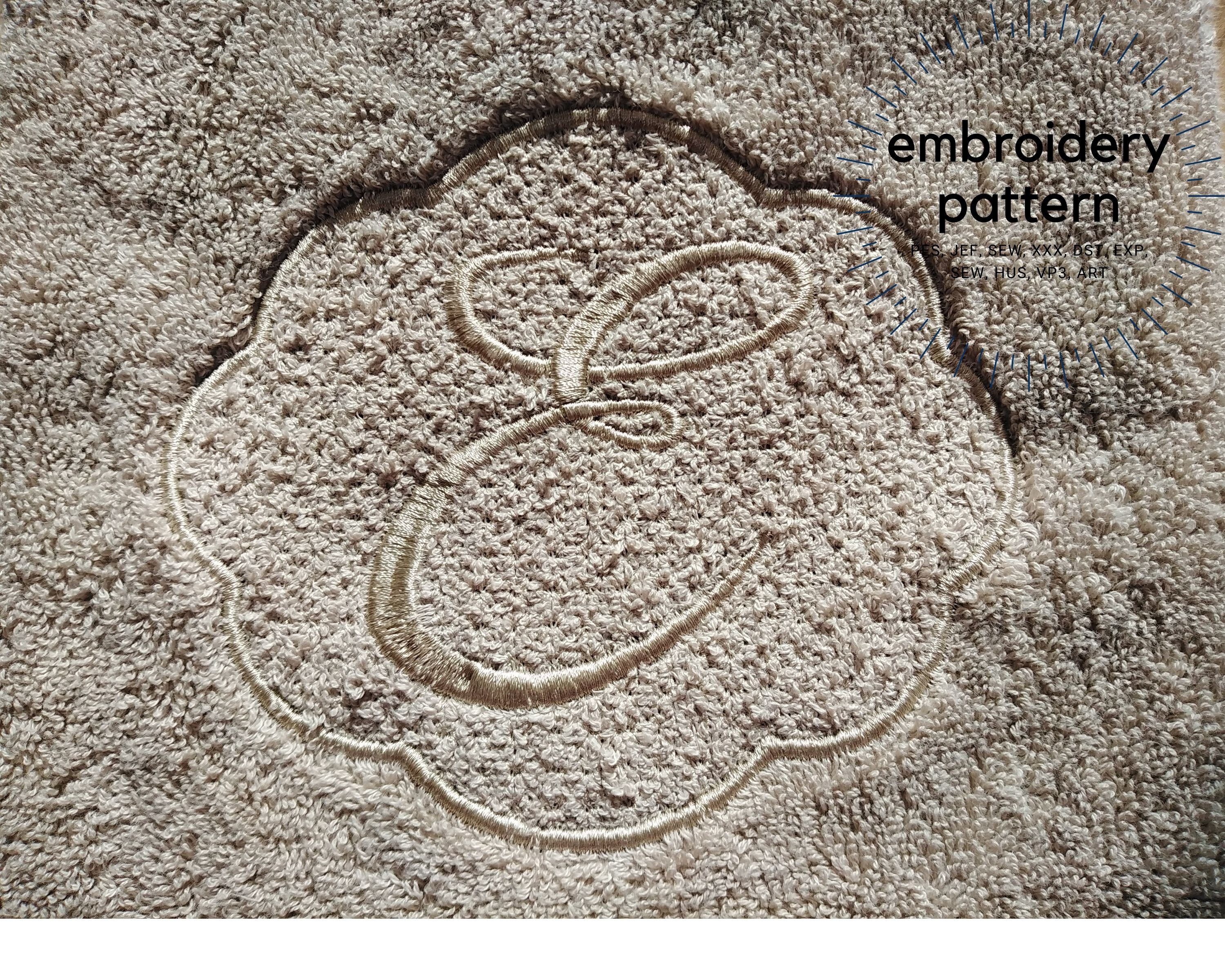 Cursive Capital Letter Embroidery Smooth and Curvy Script - Etsy UK