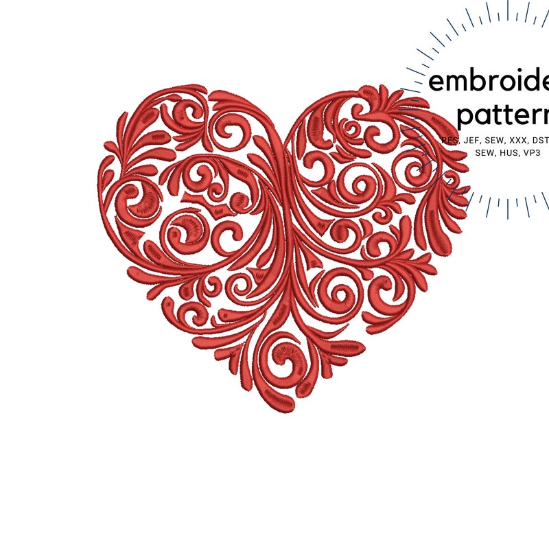 Embroidery Hearts - Etsy