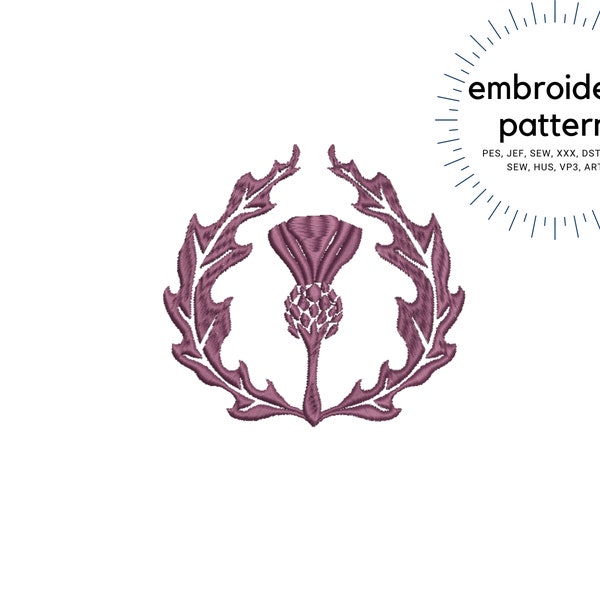 Thistle Embroidery Pattern - Etsy