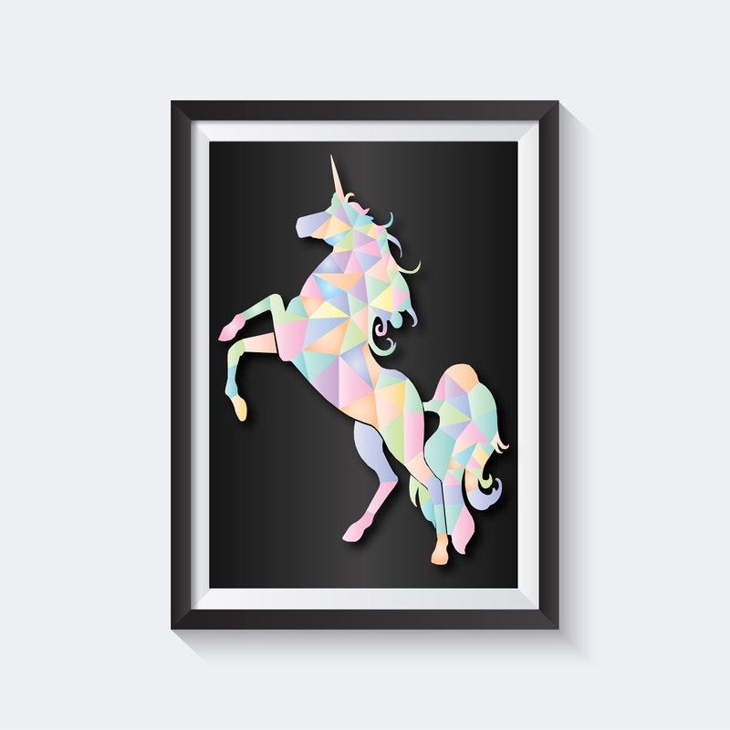 Unicorn Poster - Etsy