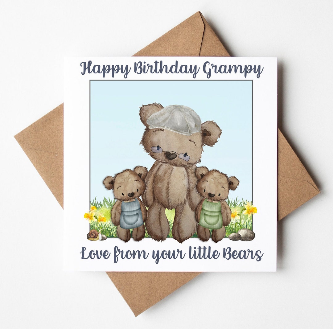 Grampy Birthday Card Personalised Birthday Card - Etsy
