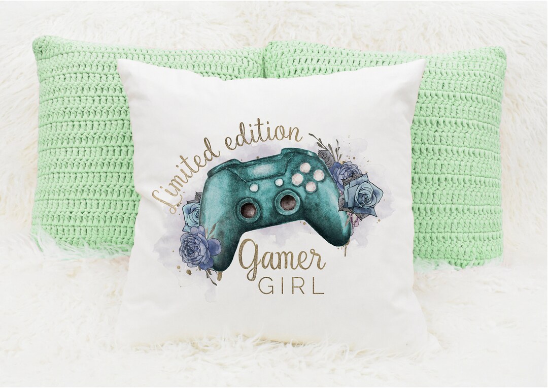 Personalised Gamer Cushions, Gamer Girl Cushion - Etsy