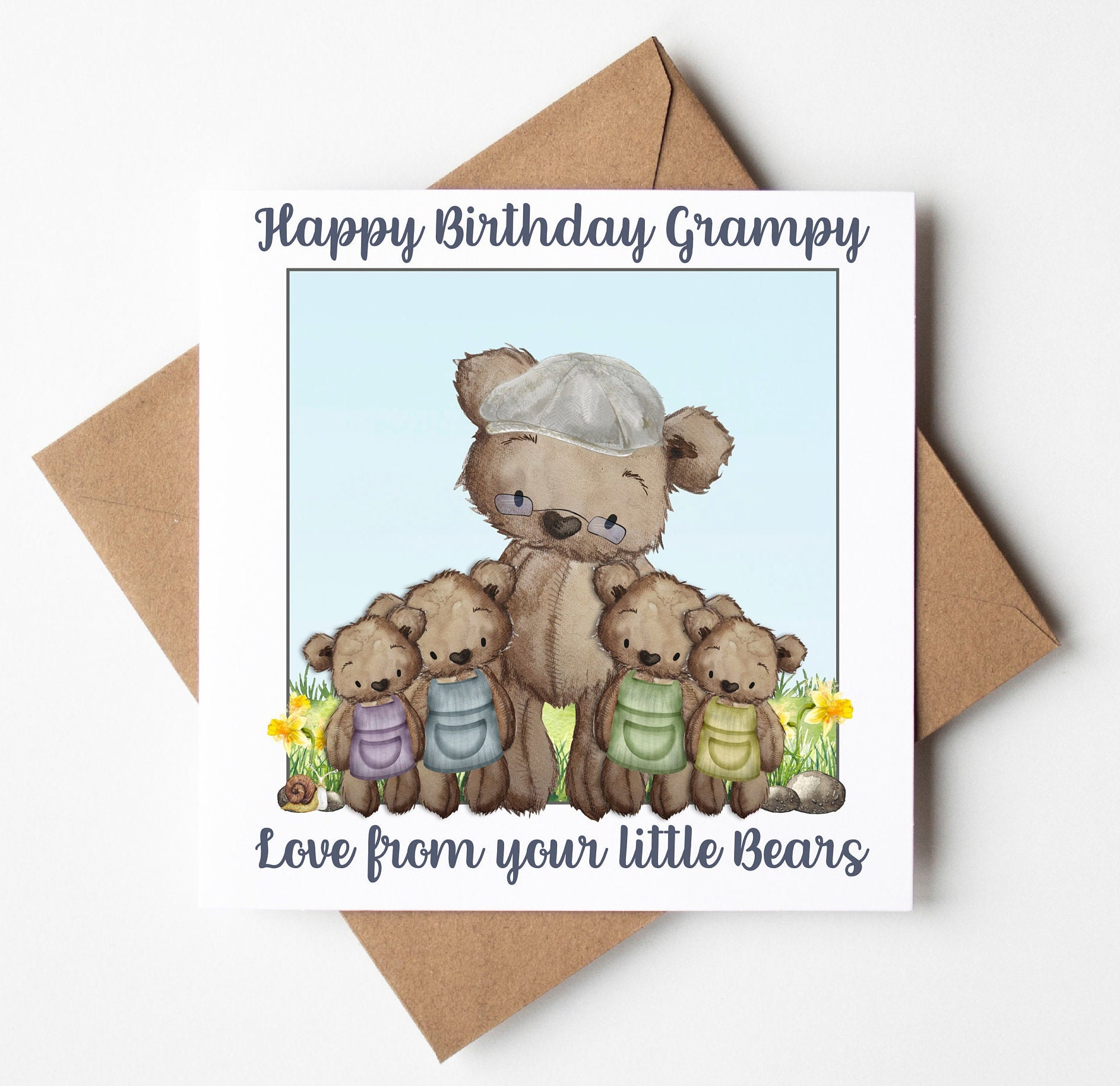 Grampy Birthday Card Personalised Birthday Card - Etsy