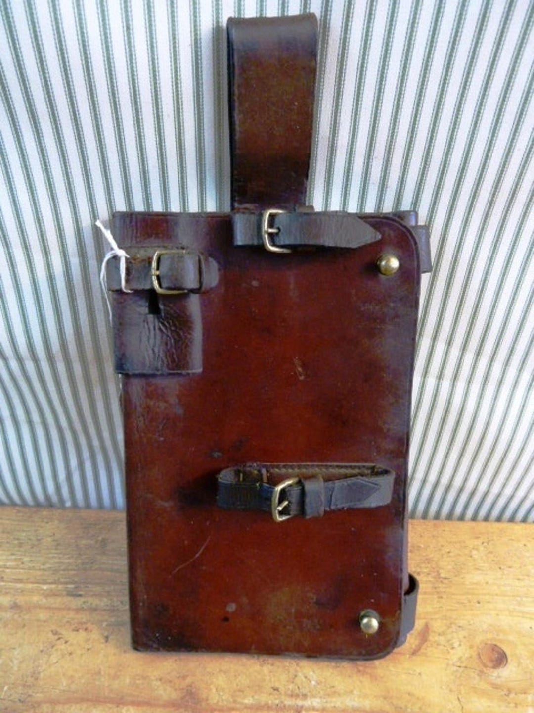 Extremely Sturdy Military Map Case - Presumably Cavalry- Saddle-leather ...