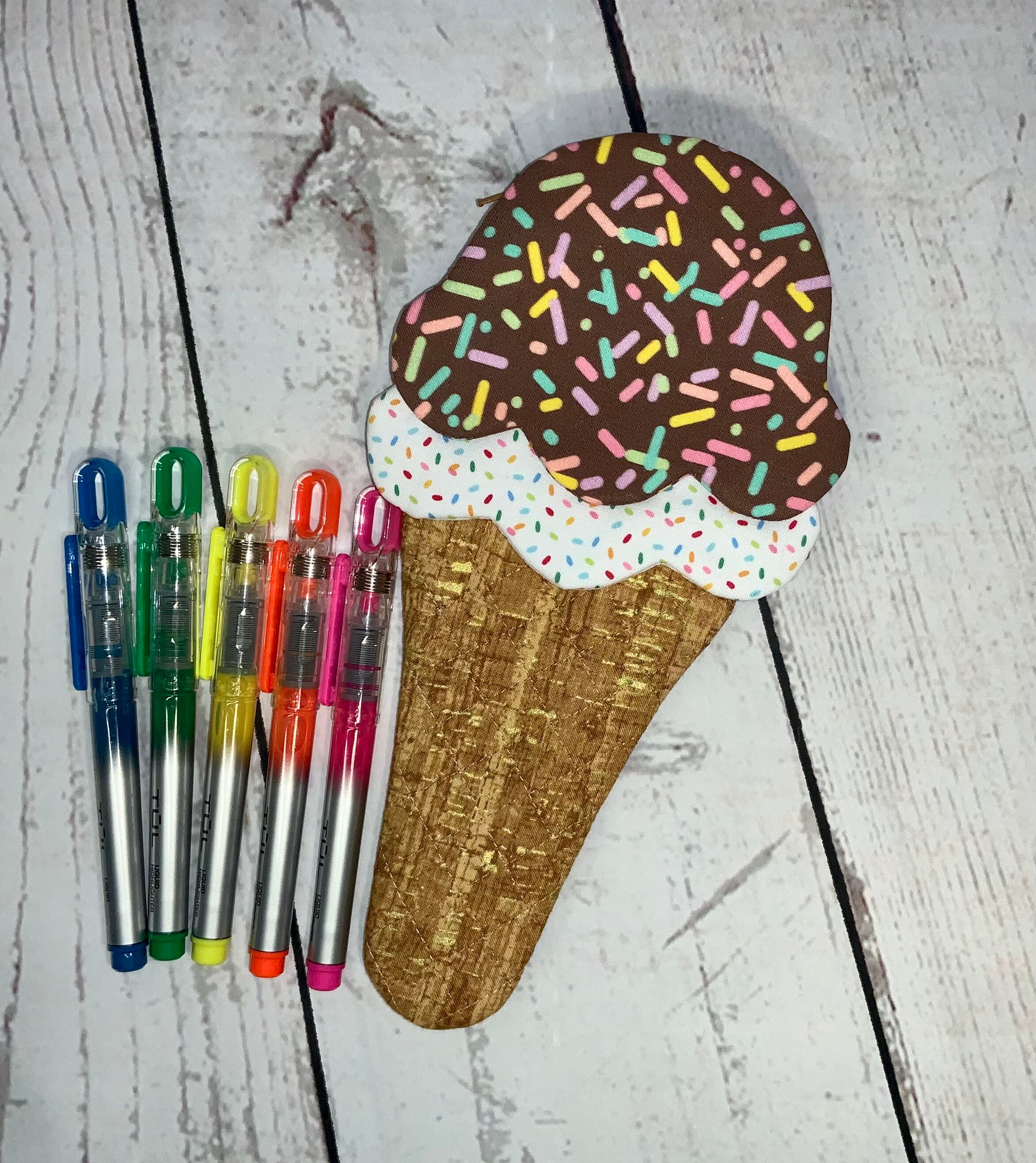 Ice Cream Cone Scissors Pouch | Etsy