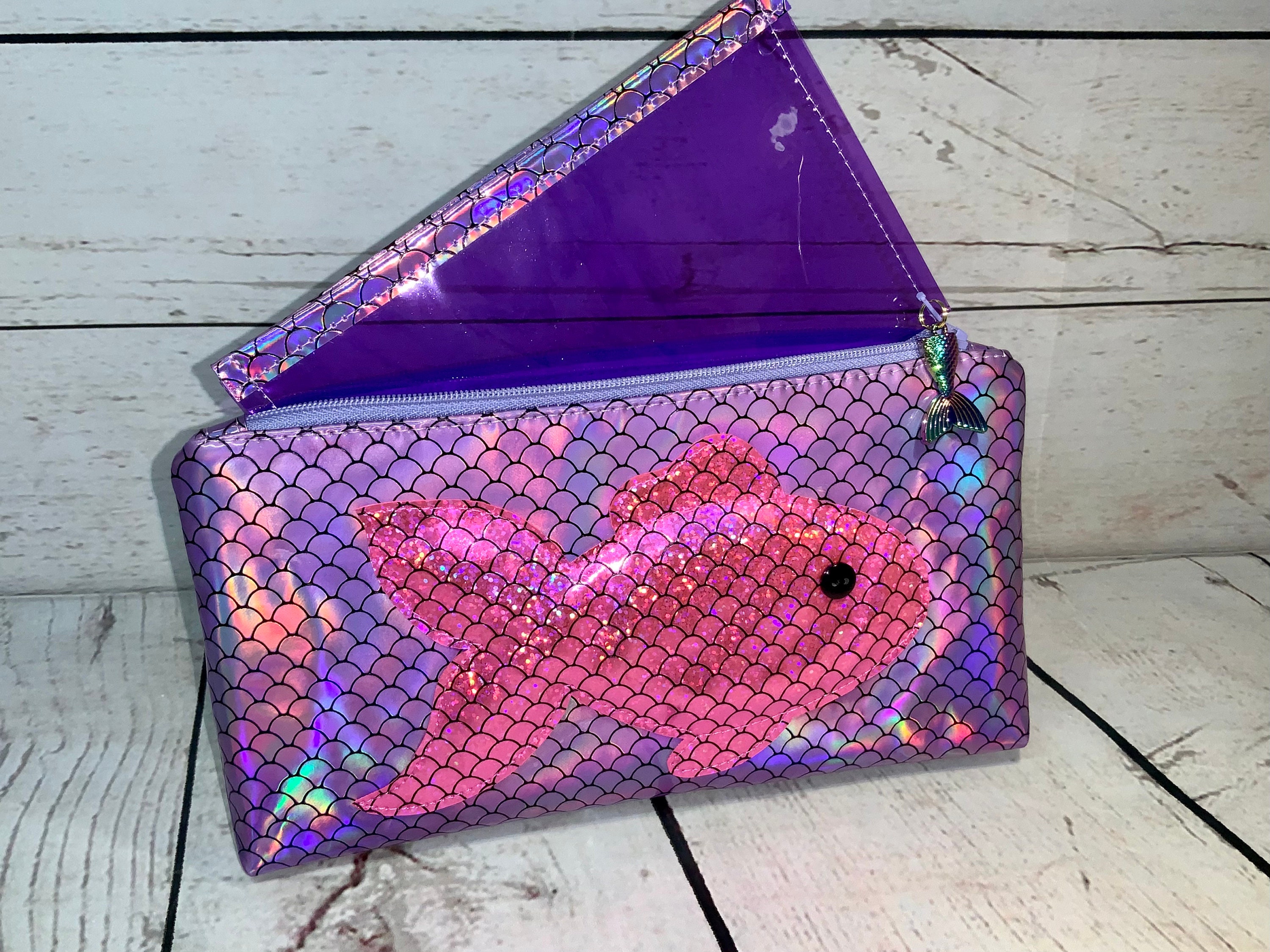 Pink Fish Beauty Bag | Etsy