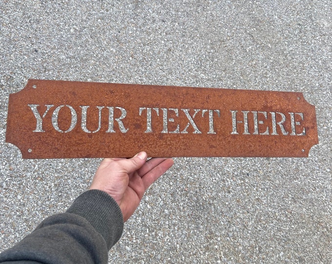 Custom Sign Personalized Metal Sign Custom Metal Sign - Etsy