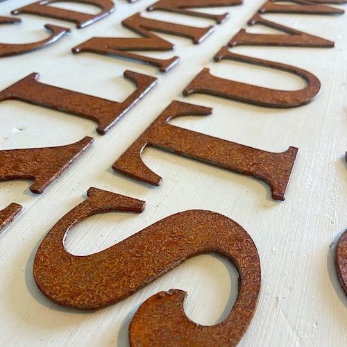 Metal Letters and Numbers for Wall Signs or Wall Decor. - Etsy