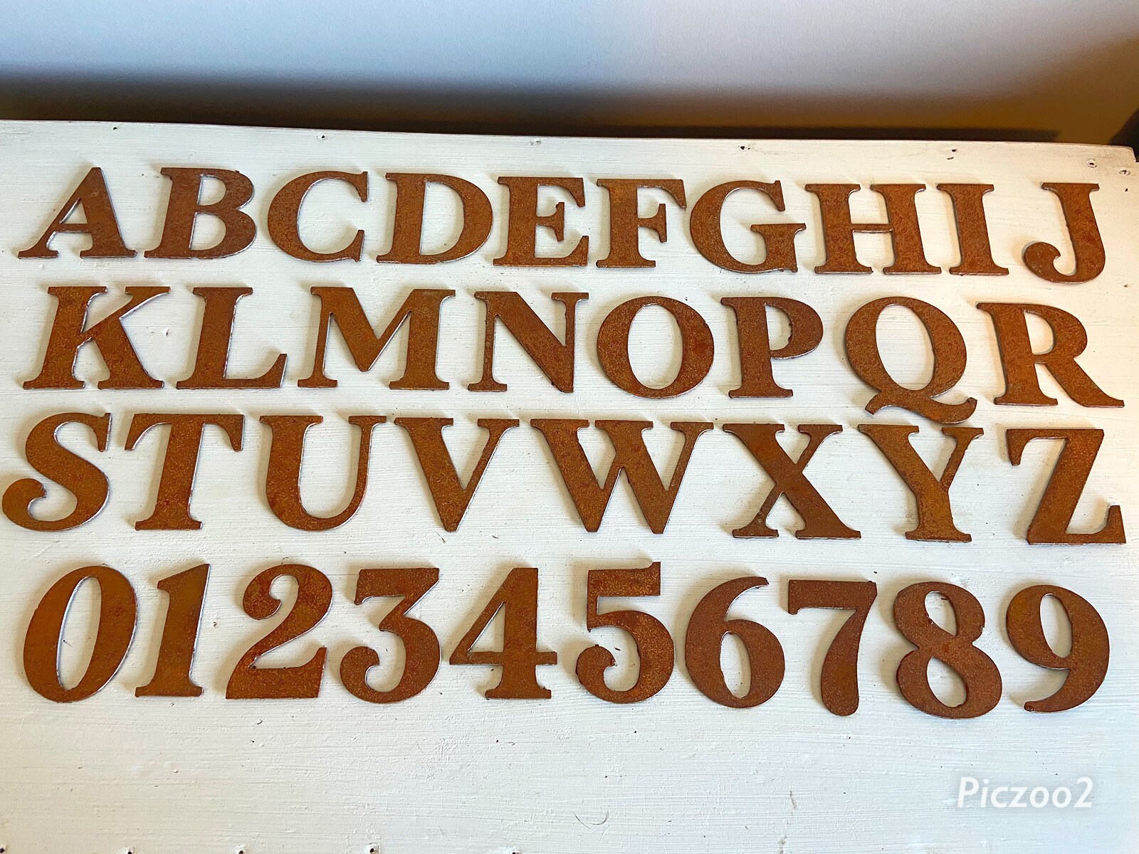 Metal Rustic Letters 3 & 4 Inch Great for Nursery Decor - Etsy