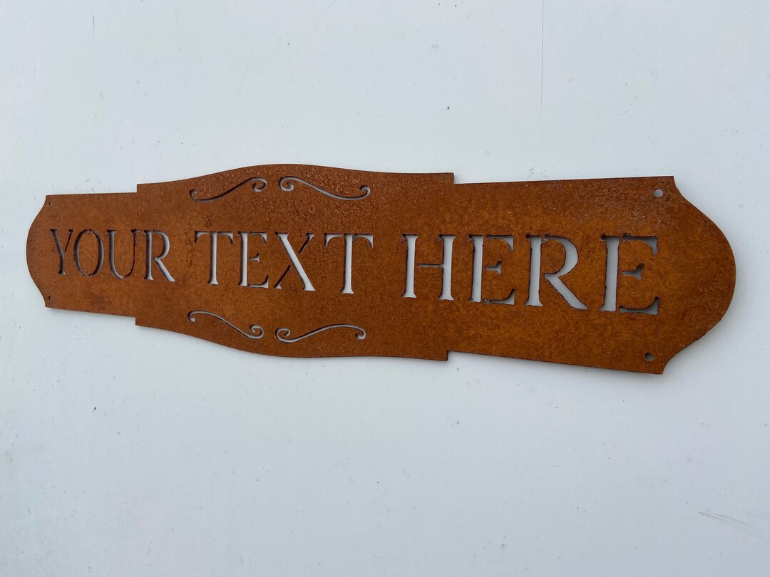 Custom Metal Sign | Personalized Metal Sign | Custom Sign | Make Your ...