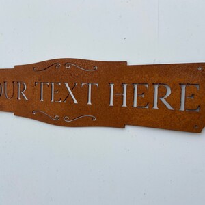 Custom Metal Sign | Personalized Metal Sign | Custom Sign | Make Your ...