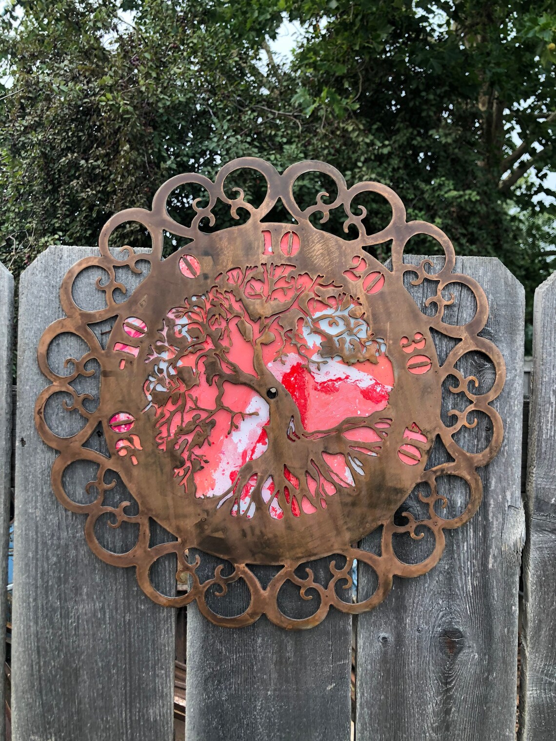 Celsius Tree of Life Thermometer Indoor Outdoor | Etsy