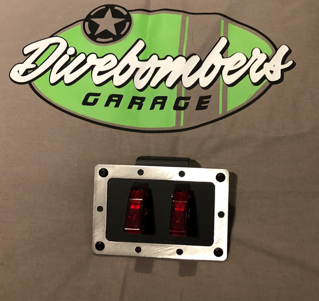 Duel Under Dash Mount 12 V Switch Panel Bomber Style - Etsy