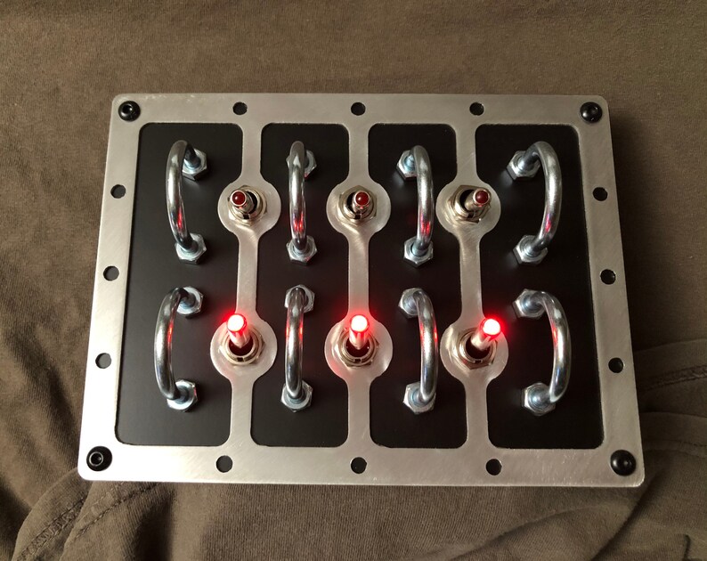 6 LED Switch Panel Rectangular Military Style - Etsy