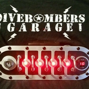 Hot Rod Switch Panel With Igntion Switch, Usb, 4 LED - Etsy