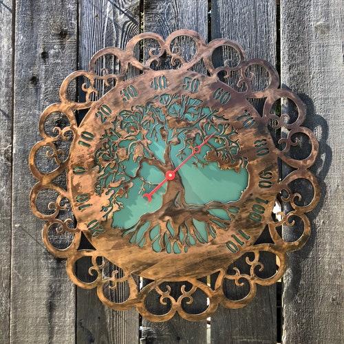 Tree of Life Clock - Etsy