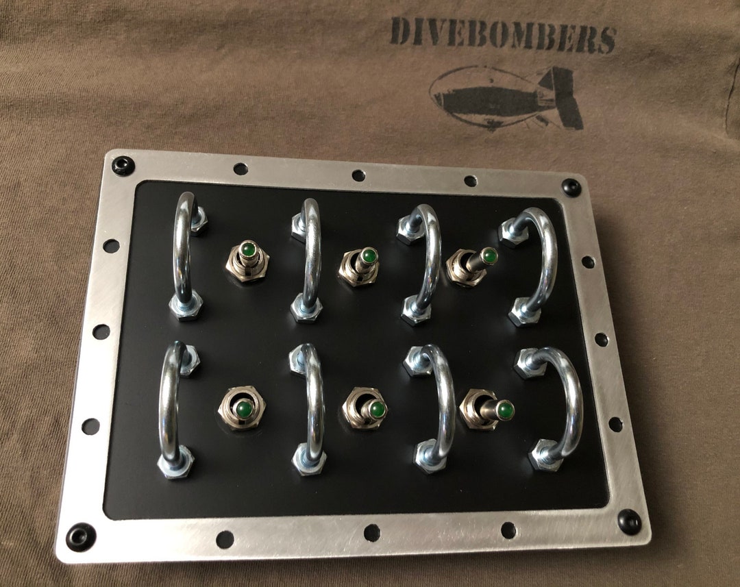 6 LED Switch Panel Rectangular Military Style - Etsy