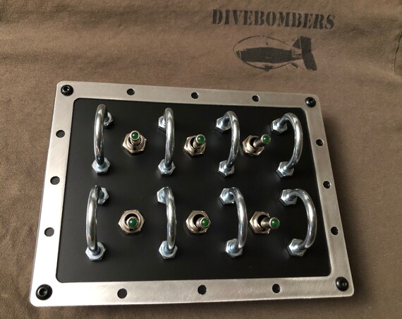 6 LED switch panel rectangular military style | Etsy