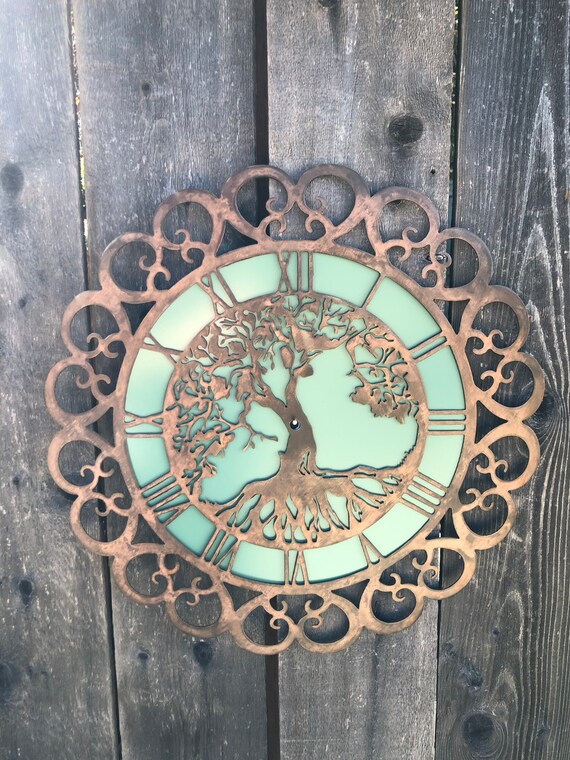 Large 24 Tree of Life Clock - Etsy