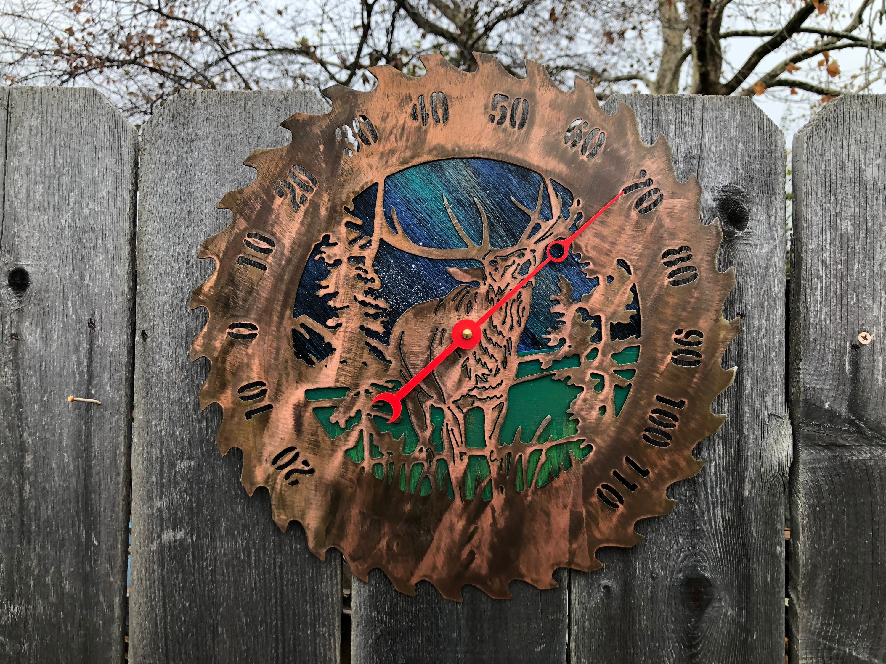 Elk Thermometer Rustic Copper Indoor Outdoor - Etsy UK