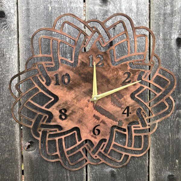 Copper Clock - Etsy