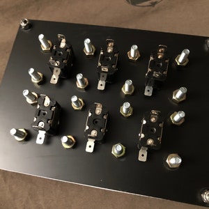 6 LED Switch Panel Rectangular Military Style - Etsy