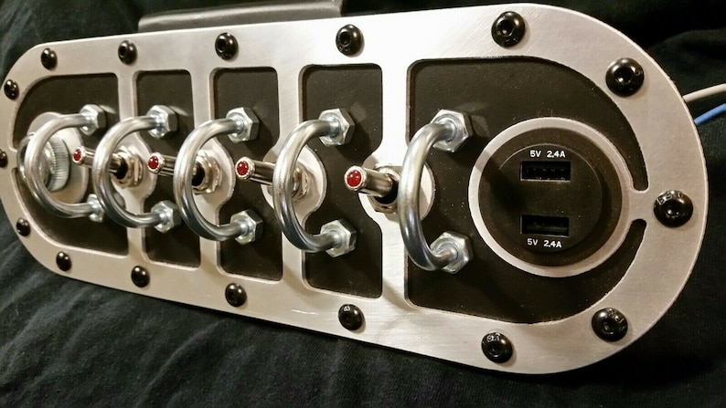 Hot Rod Switch Panel With Igntion Switch Usb 4 LED - Etsy