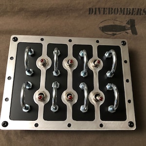 6 LED Switch Panel Rectangular Military Style - Etsy