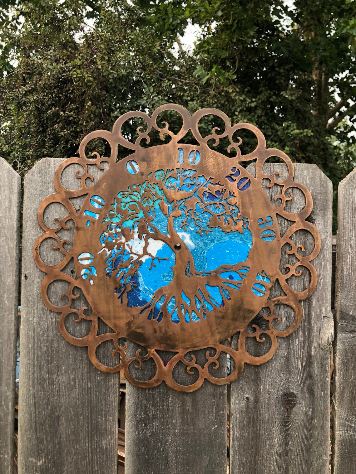 Celsius Tree of Life Thermometer Indoor Outdoor | Etsy