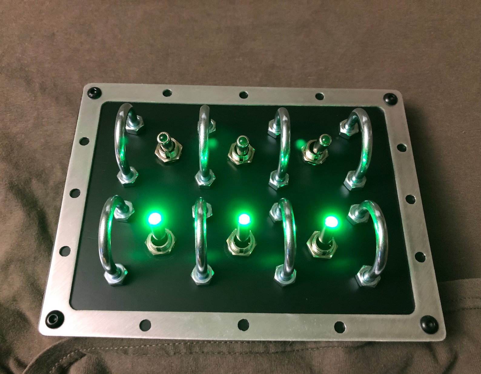 6 LED Switch Panel Rectangular Military Style | Etsy