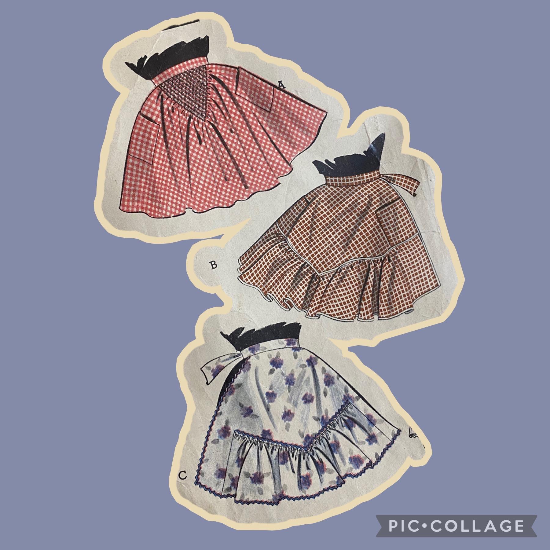 1940s Fancy Apron Pattern - Etsy