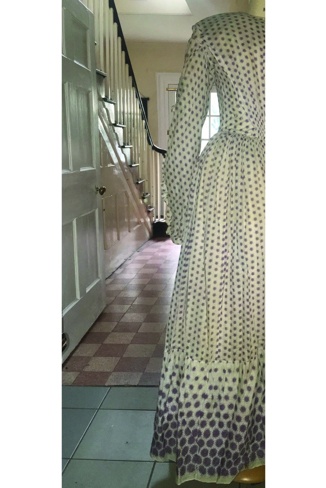 Antique Early Victorian Muslin Dress From 1840 - Etsy