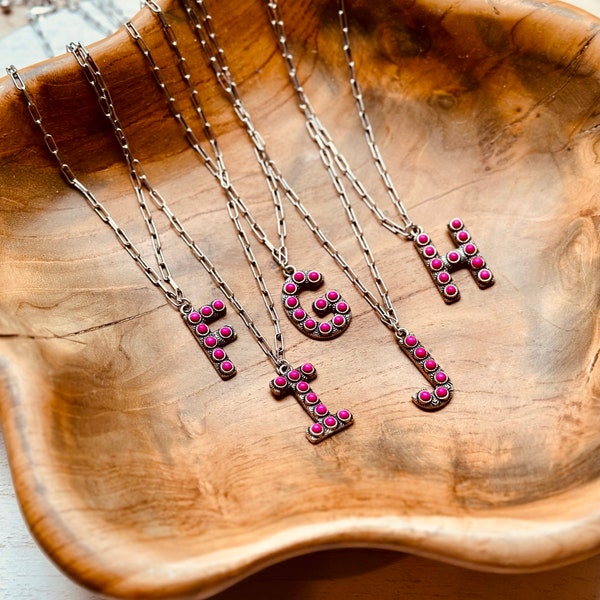 Fuchsia Necklace - Etsy