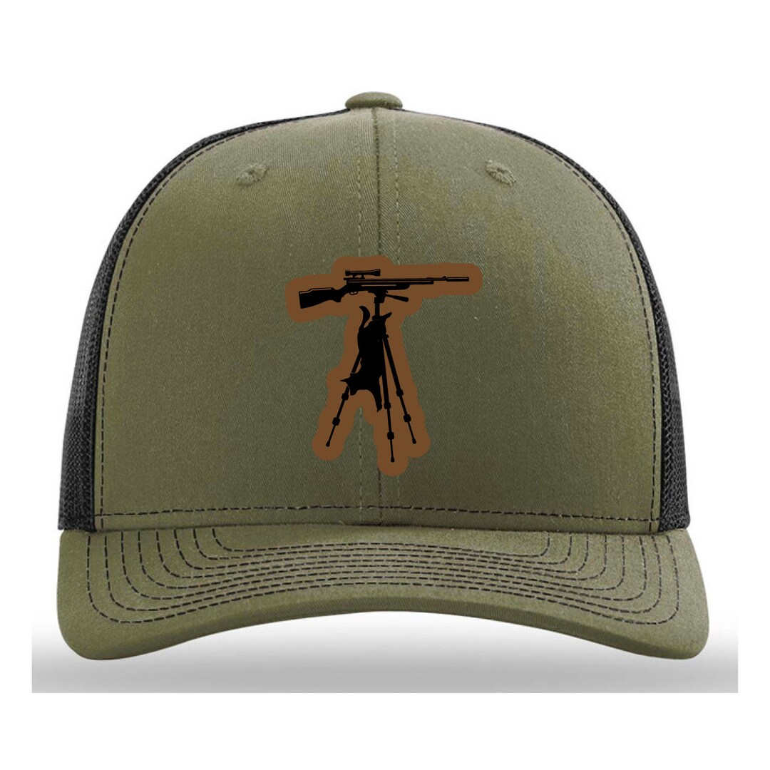 Coyote Hunting Hat, Night Hunting Leather Patch Hat, Richardson Cap ...