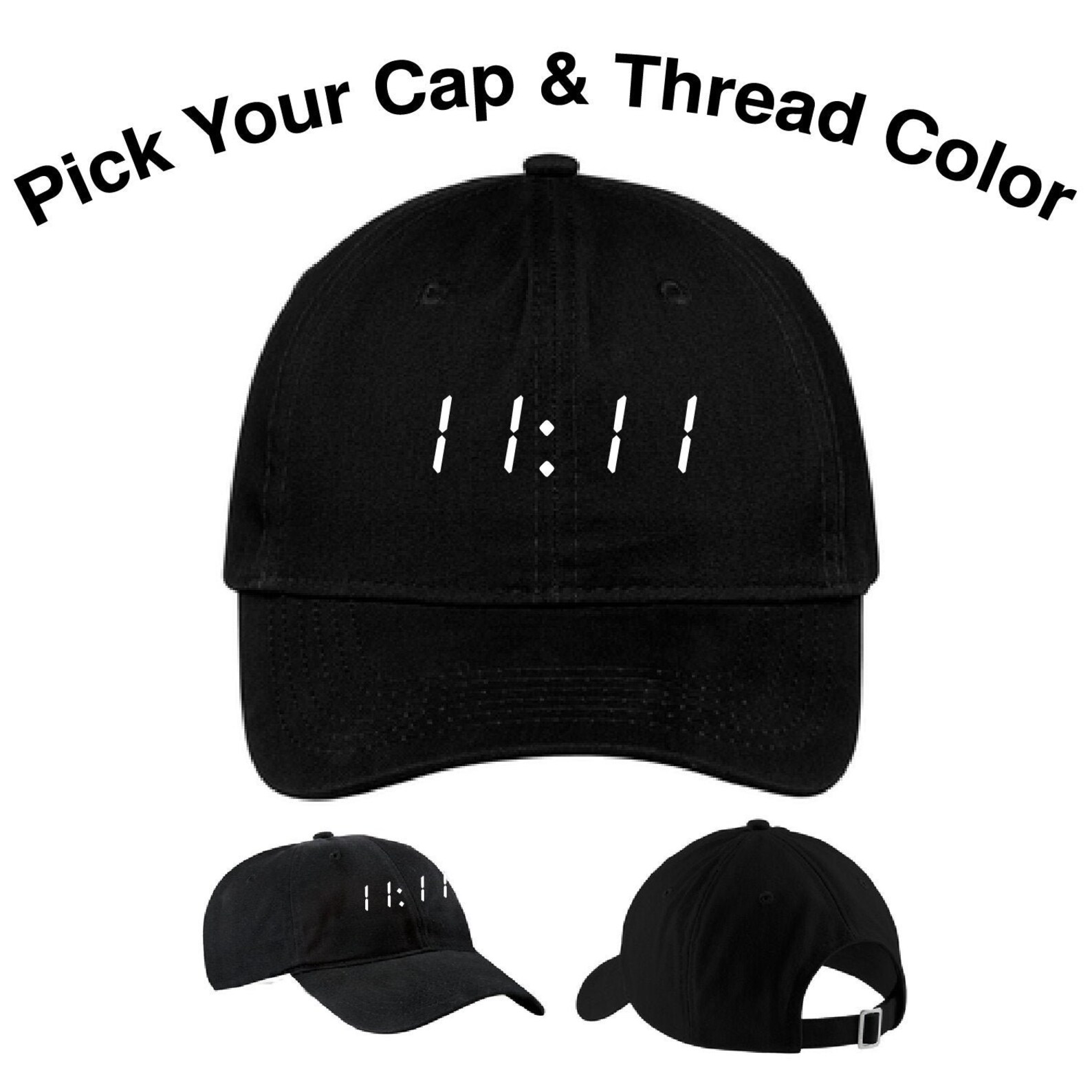 11:11 Hat Make A Wish Cap Angel Numbers Numerology Baseball - Etsy