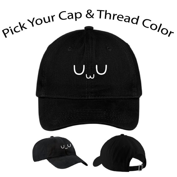 UWU Hat Embroidered Anime uWu Baseball Cap Cap Hat Cap | Etsy