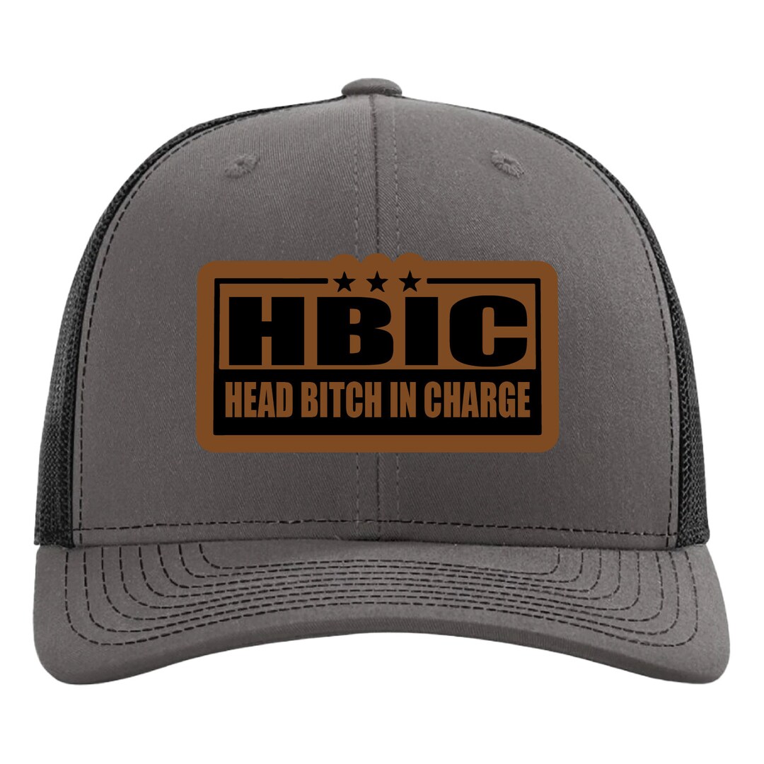 HBIC Hat, Head Bitch in Charge Hat, Boss Cap, Boss Hat, Leatherette ...