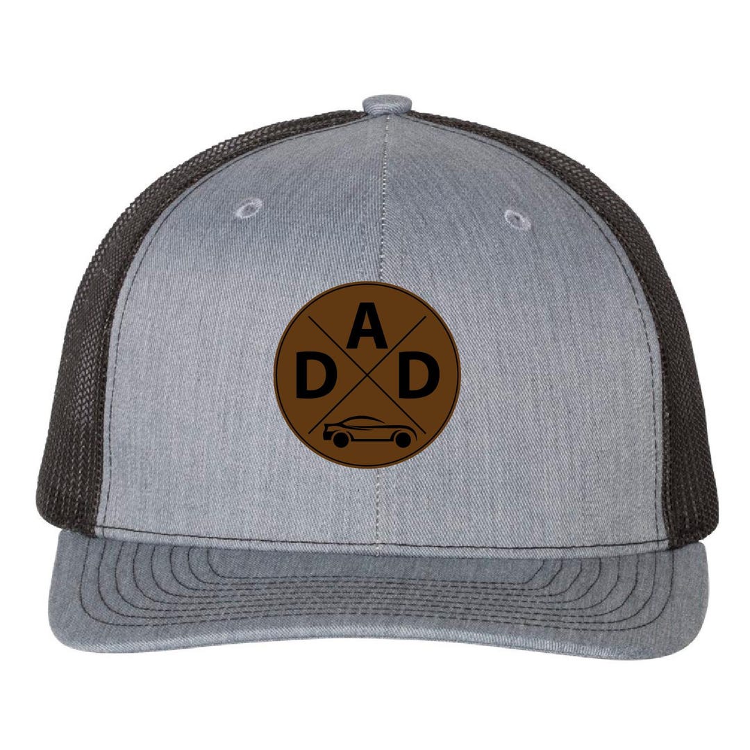 Dad Mechanic Icon Hat, Richardson 112 Trucker Hat, Leather Patch Cap ...