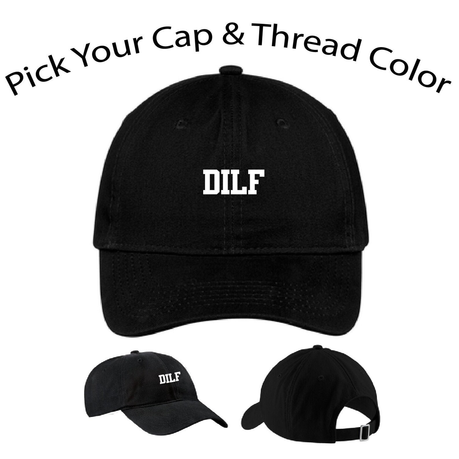 Dilf Hat Dilf Cap Dilf Cap Daddy - Etsy