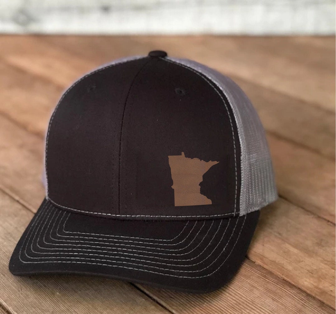 Minnesota Vegan Leather Patch Cap, Richardson 112, Richardson Hat ...