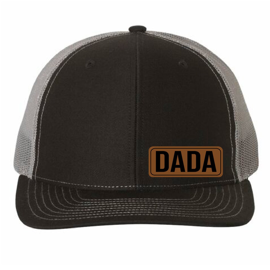 Dada Vegan Leather Patch Cap, Richardson 112, Richardson Hat, Dad Hat ...