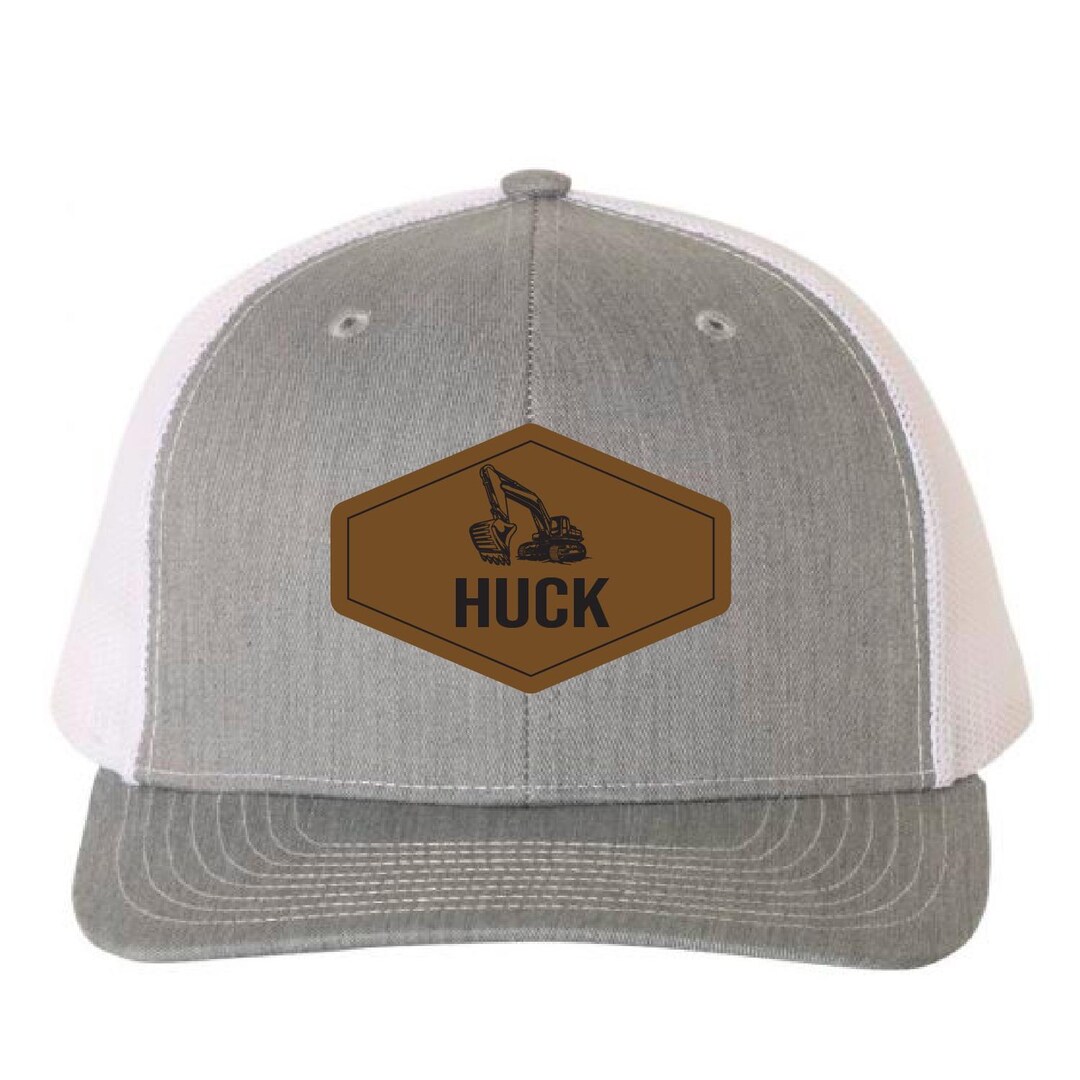 Boys Construction Hat, Excavator Hat, Kids Name Personalized Hat ...