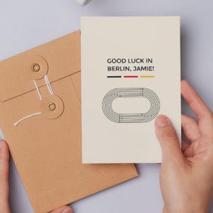 Personalized Marathon Runner Good Luck Card - Etsy