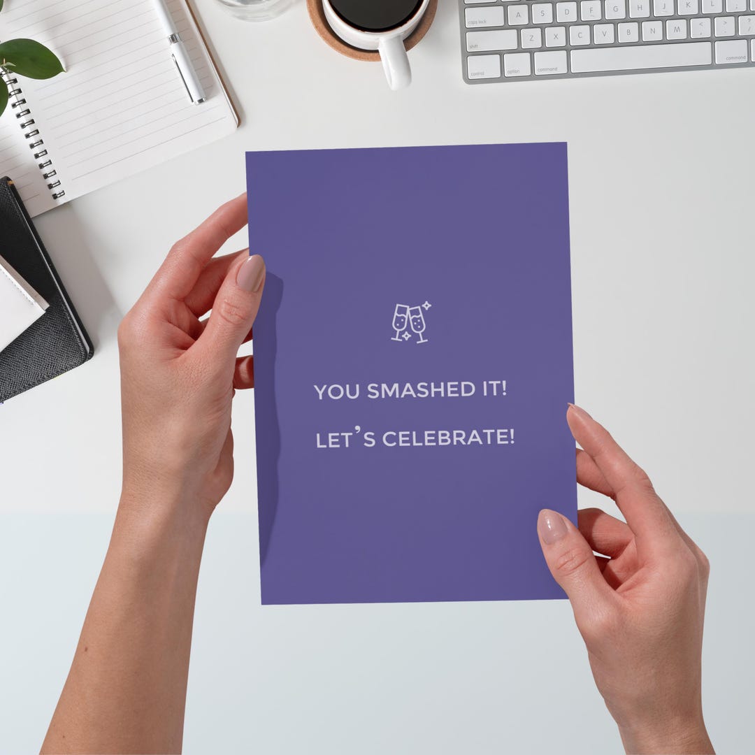 Congratulations Card for Runner, You Smashed It Let's Celebrate ...