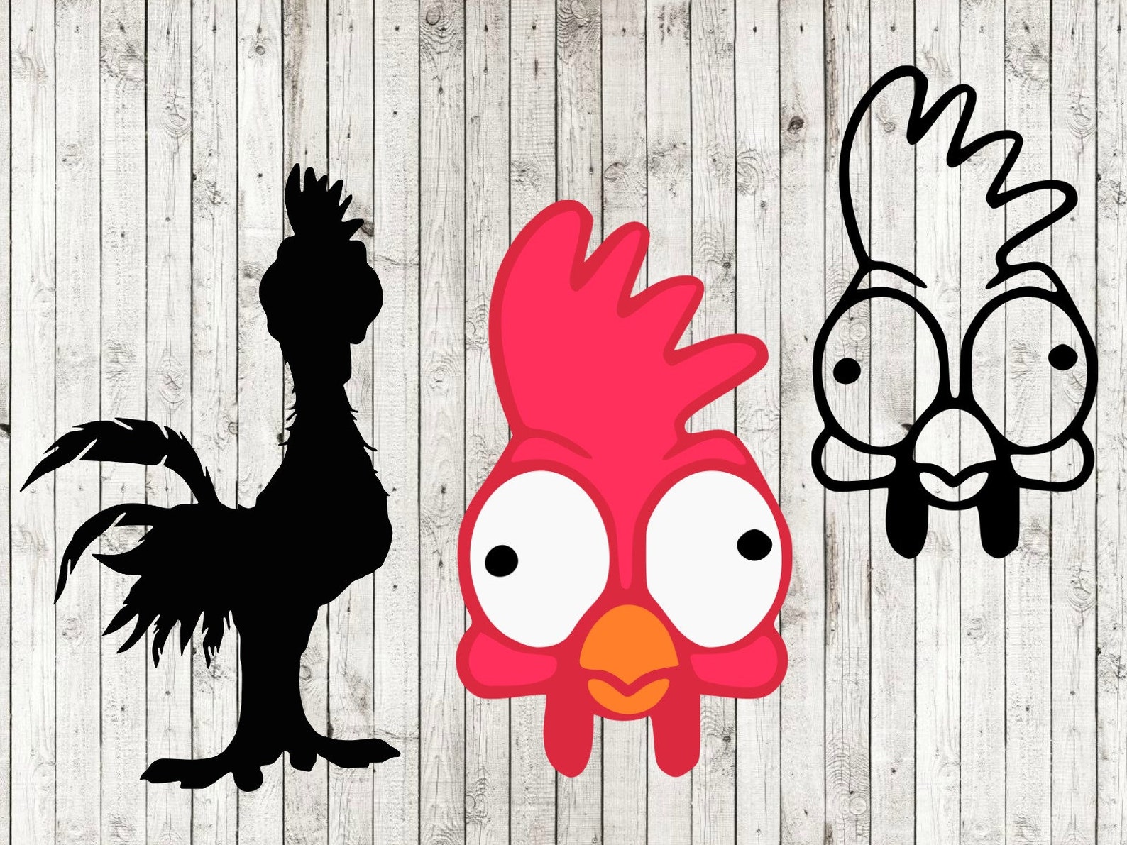 Hei Hei svg bundle hei hei clipart moana svg bundle moana | Etsy