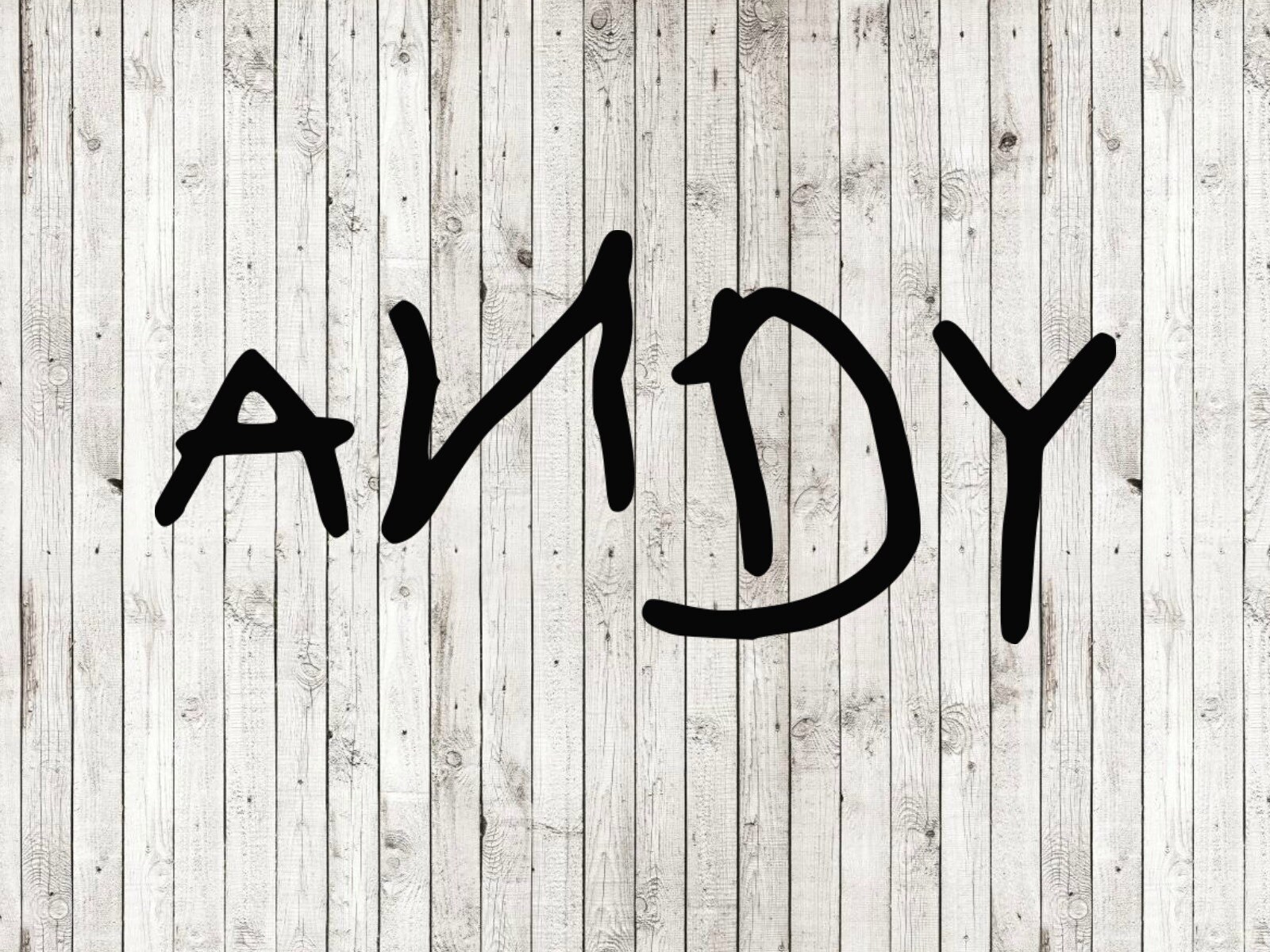 Andy Svg Toystory Svg Andy Font Toystory Cut Files for | Etsy