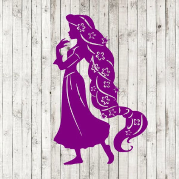 Rapunzel Svg - Etsy