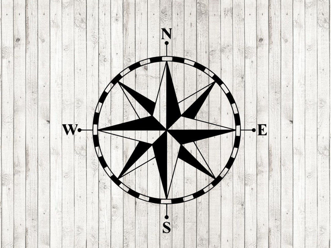 Compass Svg, Compass Rose Svg, Compass Rose Clipart, Dxf, Png - Etsy